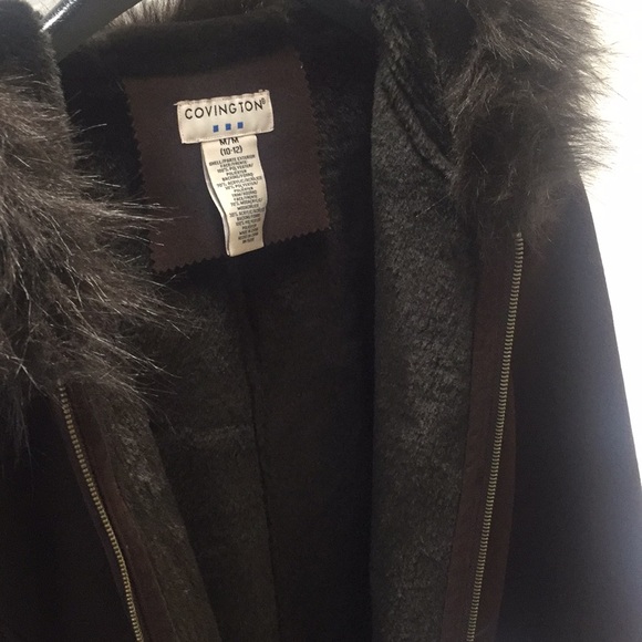 Covington | Jackets & Coats | Covington Chocolate Brown Super Cozy Zip ...